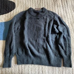 Everlane | Sweaters | Everlane Alpaca Crew In Dark Teal | Poshmark